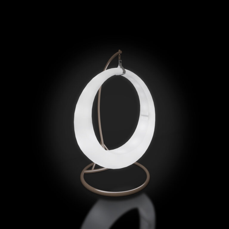 LED Half Moon Chair Swings - Perfect for Outdoor Relaxation