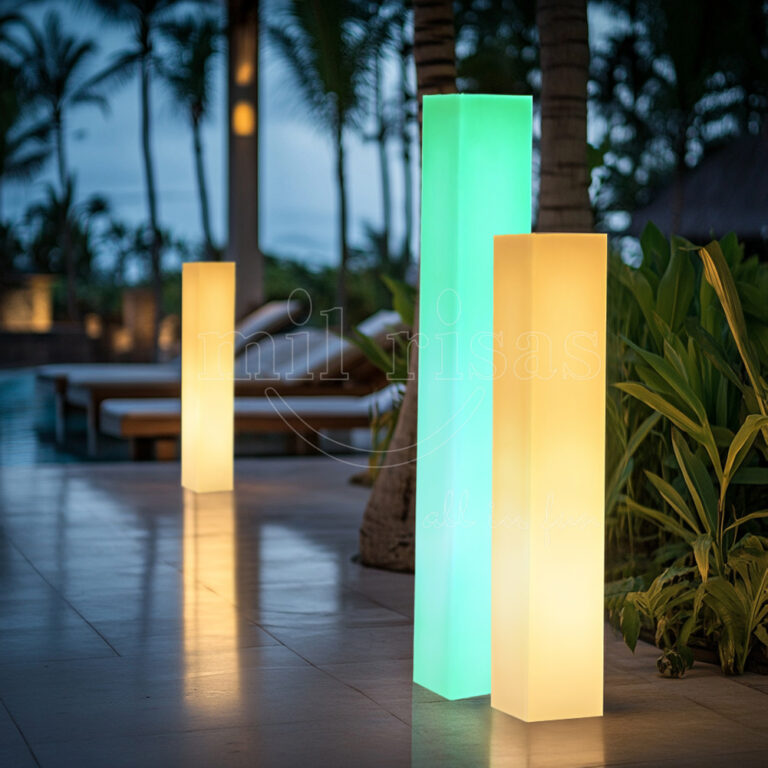 Lighted Columns for Events, Bars & Resorts | Colorfuldeco