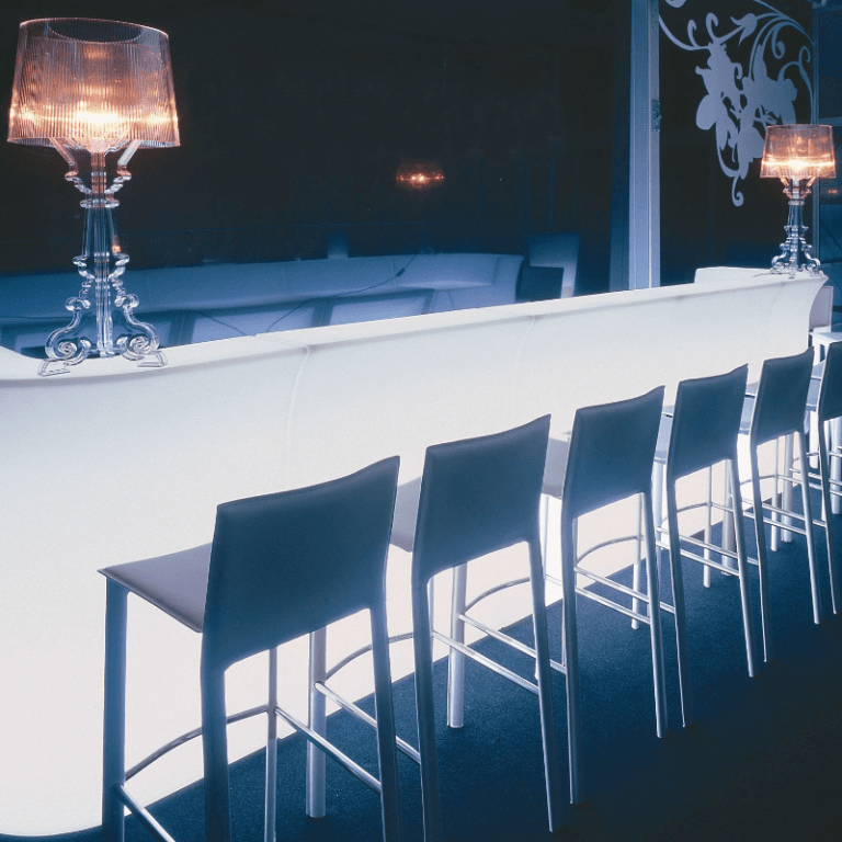 LED Bar Counter | Modern Wave Design | Colorfuldeco