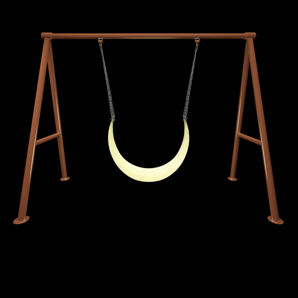 LED Half Moon Chair Swings - Perfect for Outdoor Relaxation