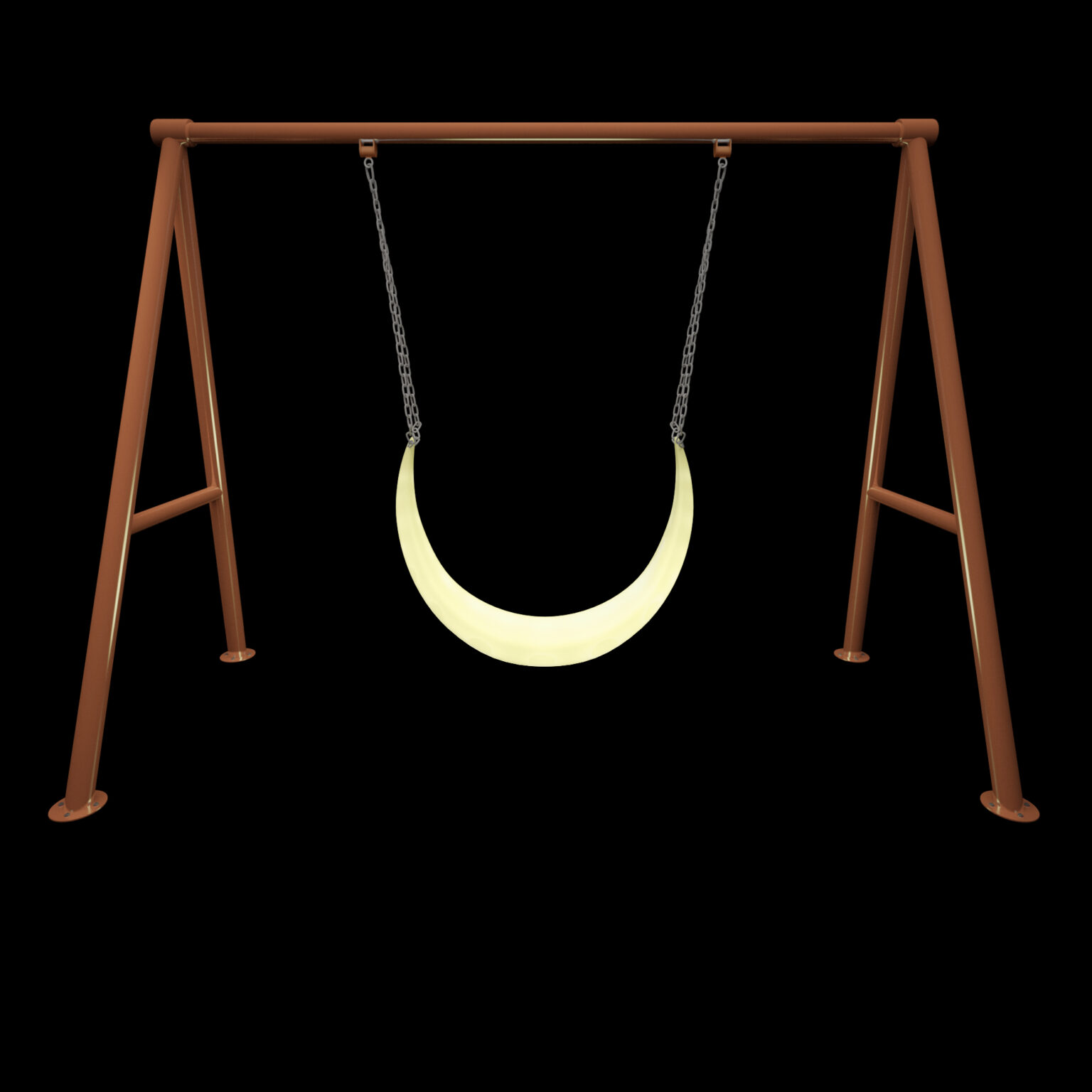 LED Half Moon Chair Swings - Perfect for Outdoor Relaxation