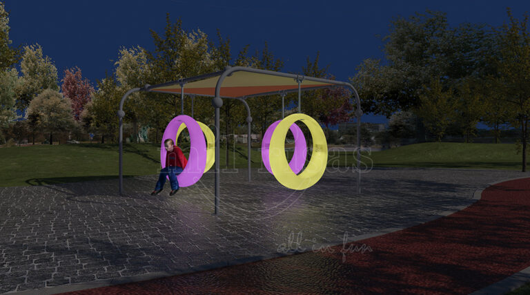 LED Swing Chair - Illuminate Your Outdoor Experience