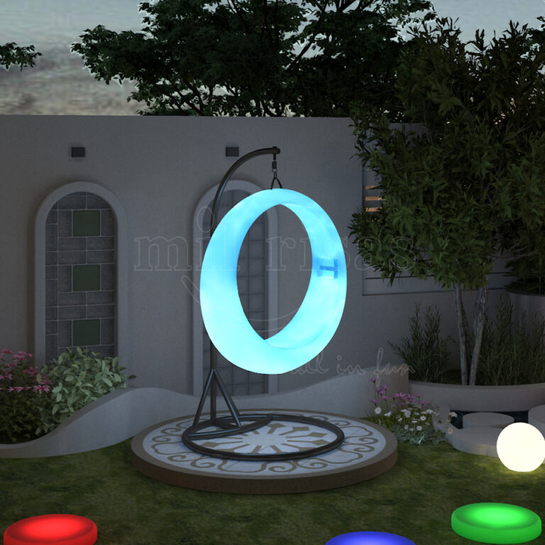 LED Swing Chair - Illuminate Your Outdoor Experience
