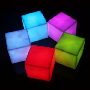 Light up cubes for sale directly from factory in China