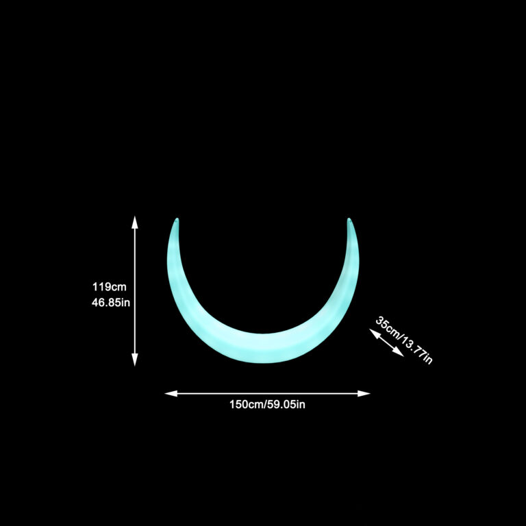 LED Half Moon Chair Swings - Perfect for Outdoor Relaxation