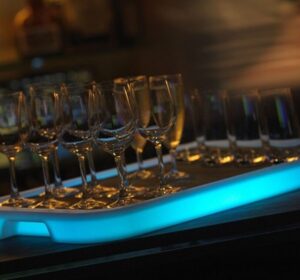 Light Up Serving Tray | Luminous LED Party Tray | Colorfuldeco