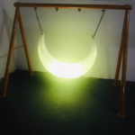 LED Half Moon Chair Swings - Perfect for Outdoor Relaxation