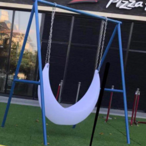 LED Half Moon Chair Swings - Perfect for Outdoor Relaxation