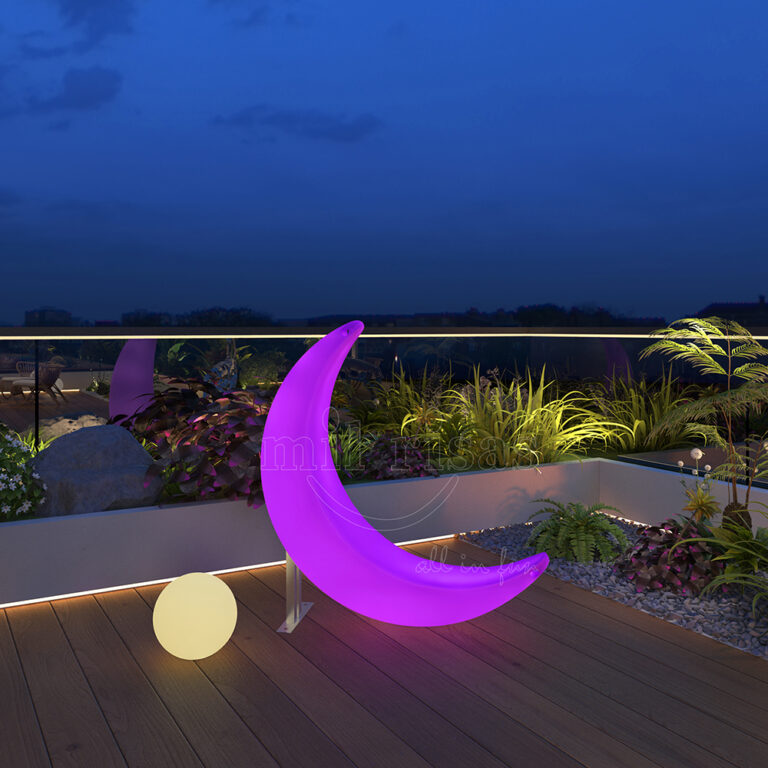 LED Half Moon Chair Swings - Perfect for Outdoor Relaxation