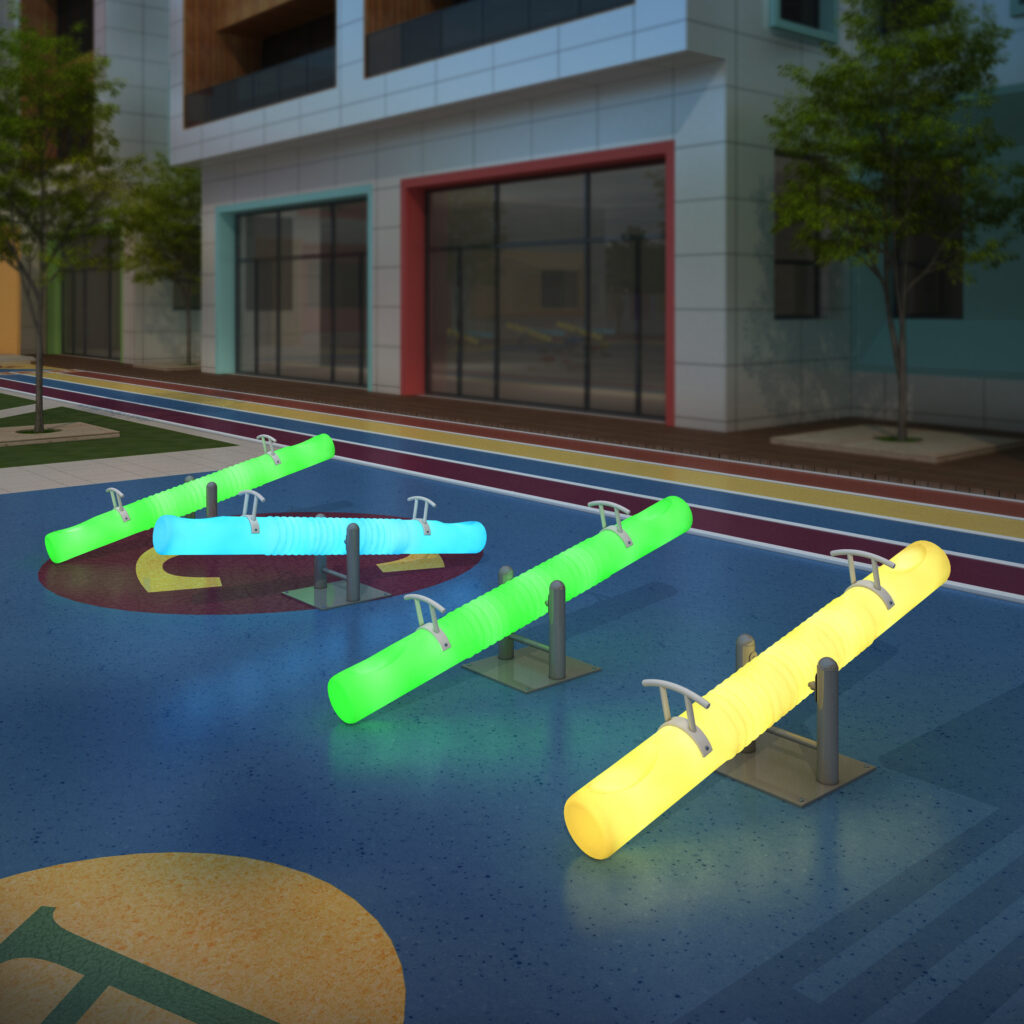 LED Seesaw: Illuminate Your Playground with Interactive Fun