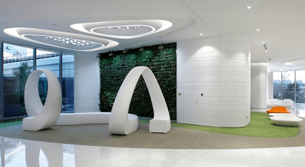 Outdoor LED Lighting Curved Bench | LED Lounge Furniture Wholesale