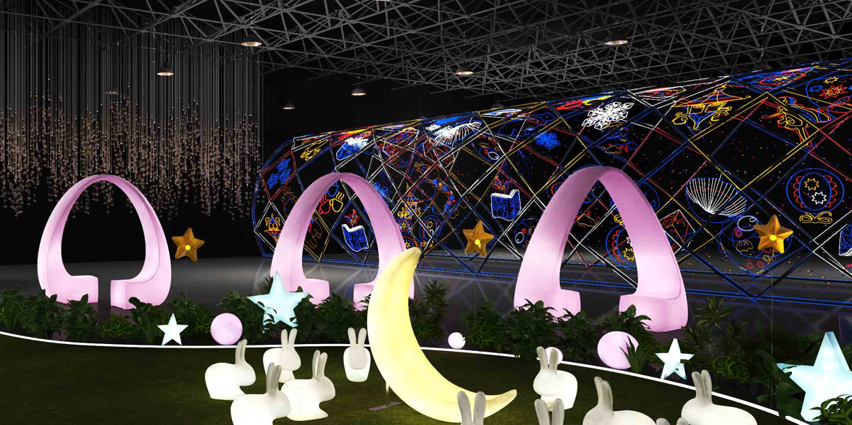 Outdoor Arch LED Benches | Illuminating Ambiance | Colorfuldeco