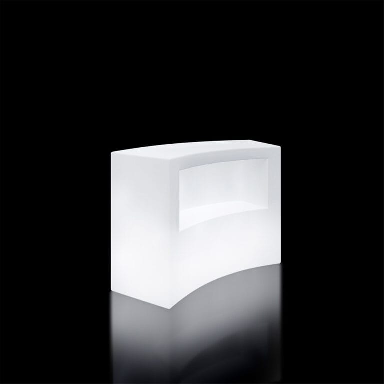 Curved Light-up Bar Counter | LED Bar Furniture | Colorfuldeco