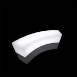 LED Curved Park Bench | Outdoor Seating | Colorfuldeco