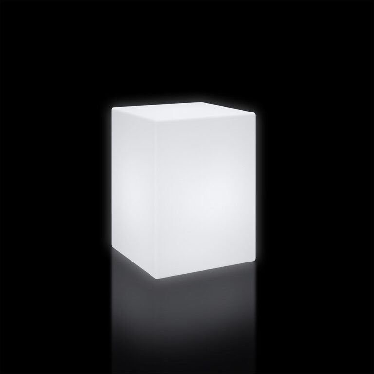LED Lighted Cube Table 60cm | LED Furniture | Colorfuldeco