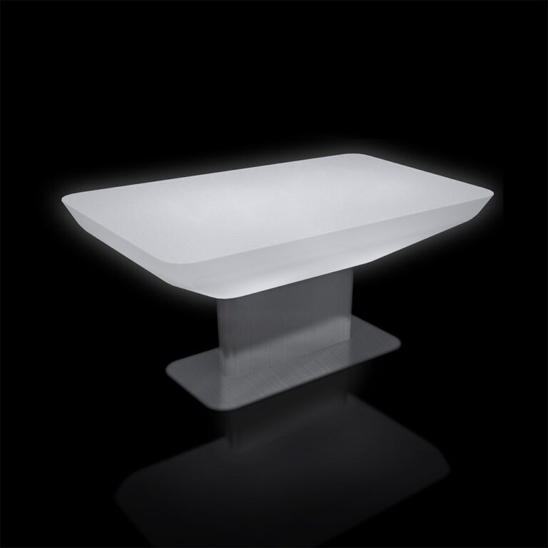 Large Lounge Lighted Coffee Table | RGB LED Furniture | Colorfuldeco