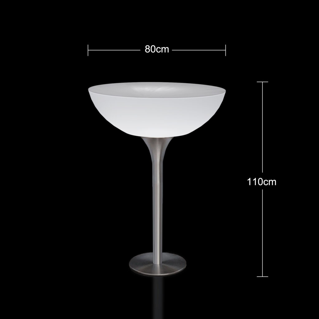 Lounge Lighted High Table | Illuminated Furniture | Colorfuldeco