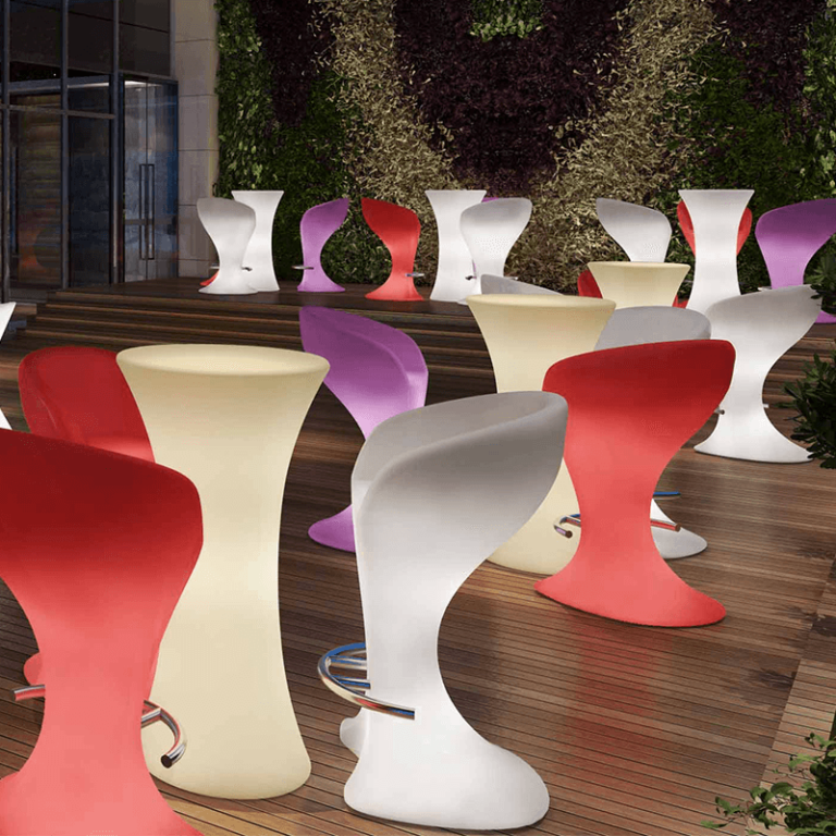 Stylish Light Up Stools for Bars & Events | Colorfuldeco