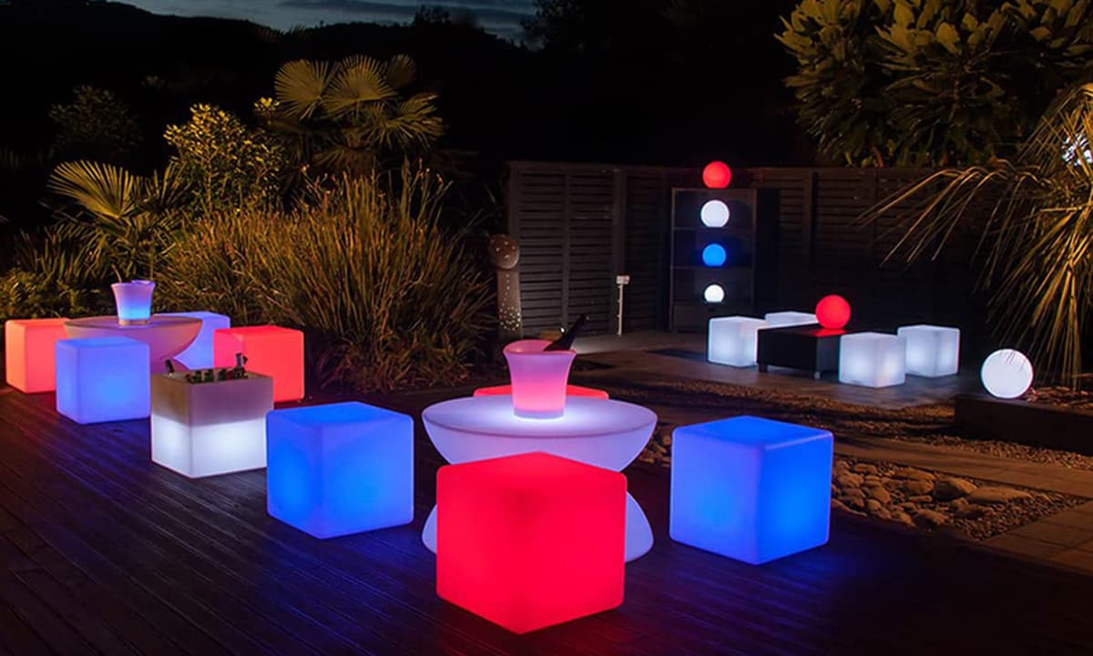 Glow Cube Seats - Illuminate Your Space with Style | Colorfuldeco