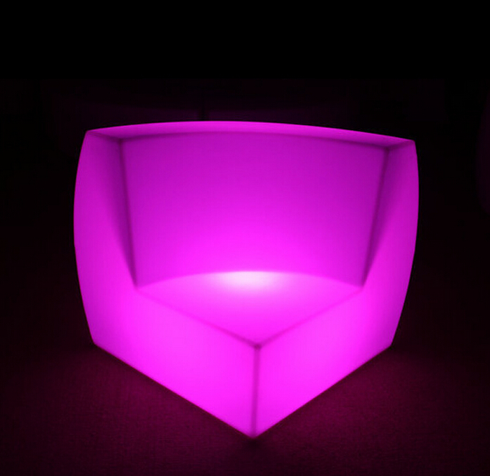 Corner LED Sectional Sofa with Light, Party Furniture | Colorfuldeco