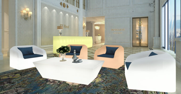 Resilient LED Furniture - For High-Traffic Environments