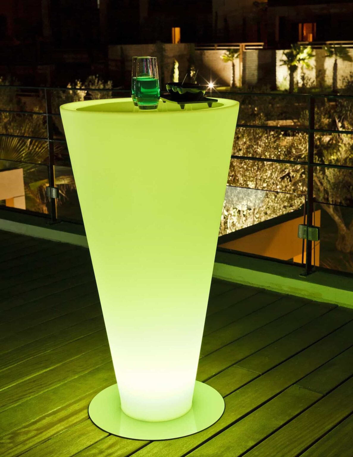 Elevate Your Event with LED Lighted Cocktail Bar Table