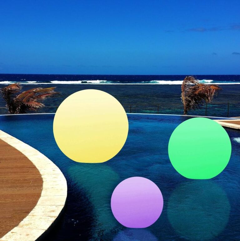 Floating LED Balls 60 cm, 23.6 Inches | Colorfuldeco