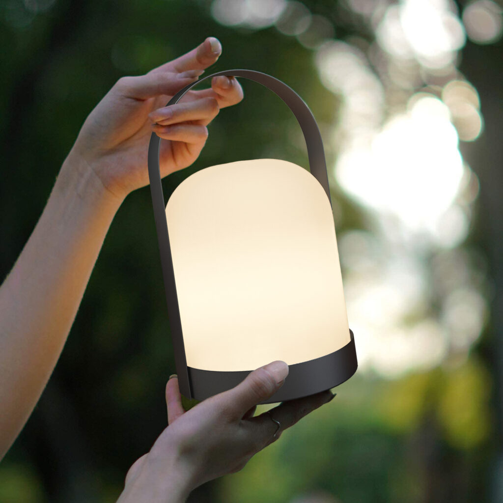 Portable Handheld LED Light with Handle, 5.6 Inches RGB | Colorfuldeco