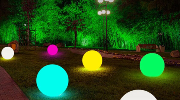 Outdoor Light Balls for Elegant Decor | Colorfuldeco