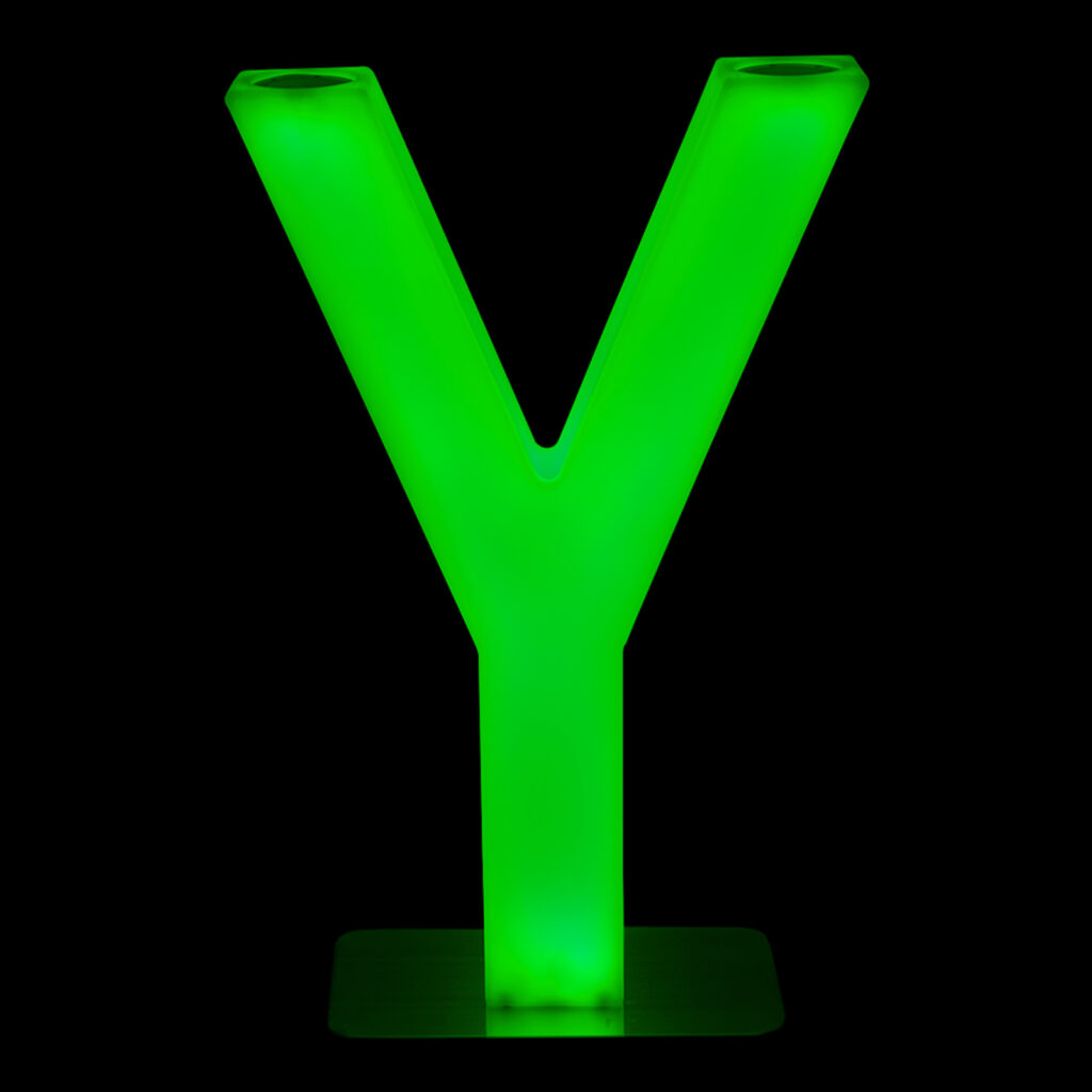 Custom LED Letter Lights Y | LED Letters | Colorfuldeco