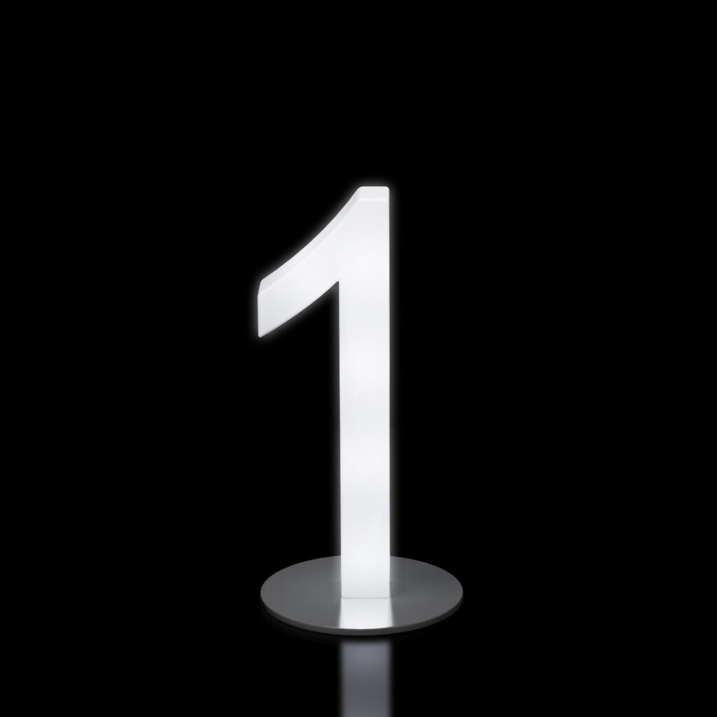 LED Light Numbers 1 | LED Numbers | Colorfuldeco