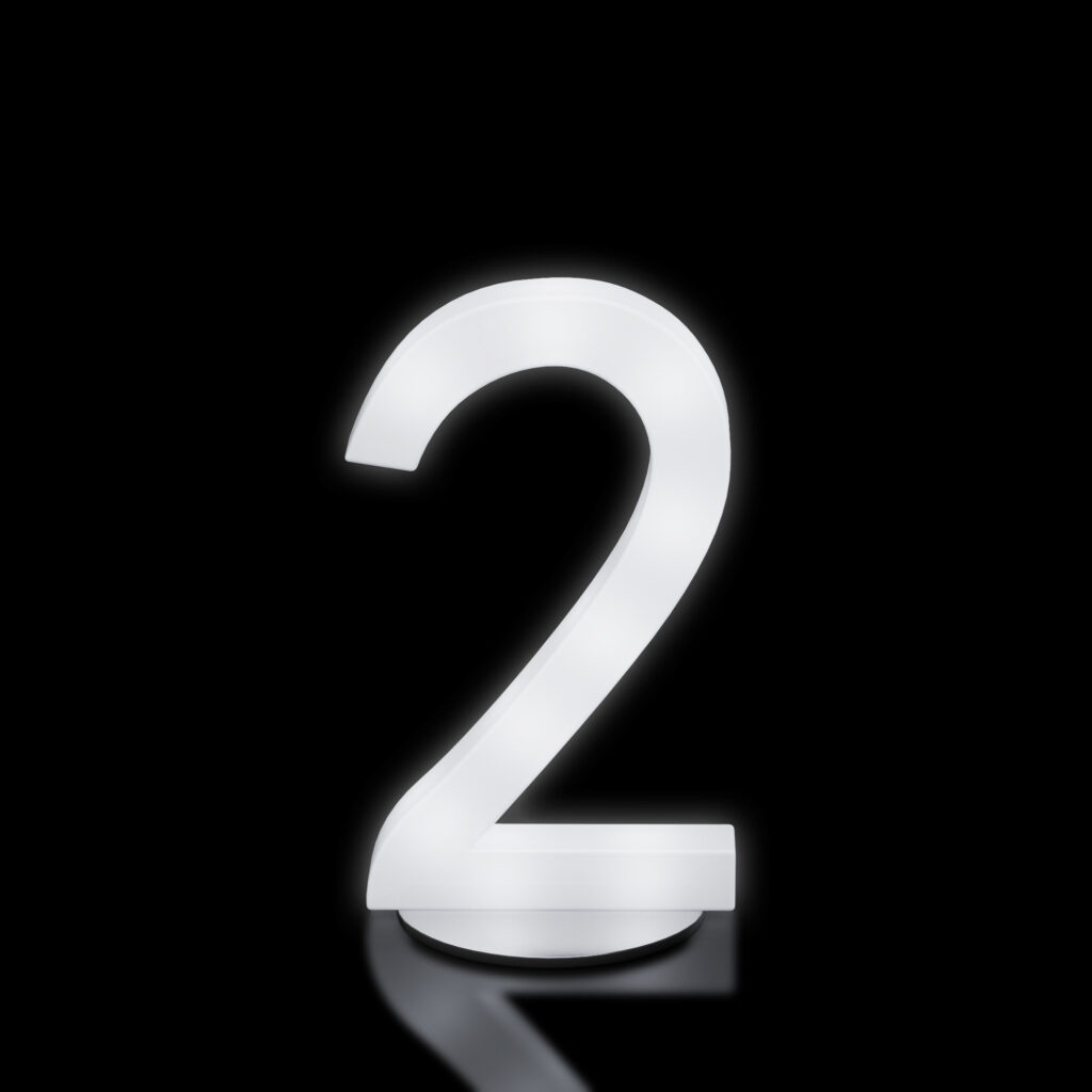 LED Light Numbers 2 | LED Numbers | Colorfuldeco