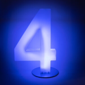 LED Light Numbers 4 | LED Numbers | Colorfuldeco