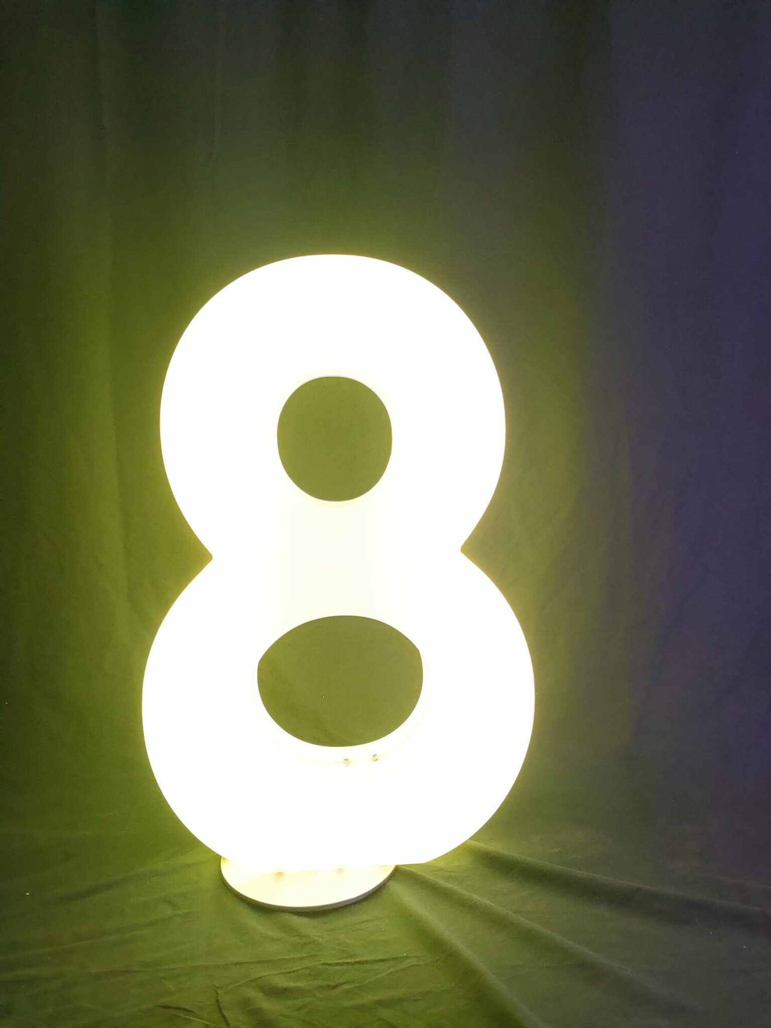 LED Light Numbers 8 | LED Numbers | Colorfuldeco