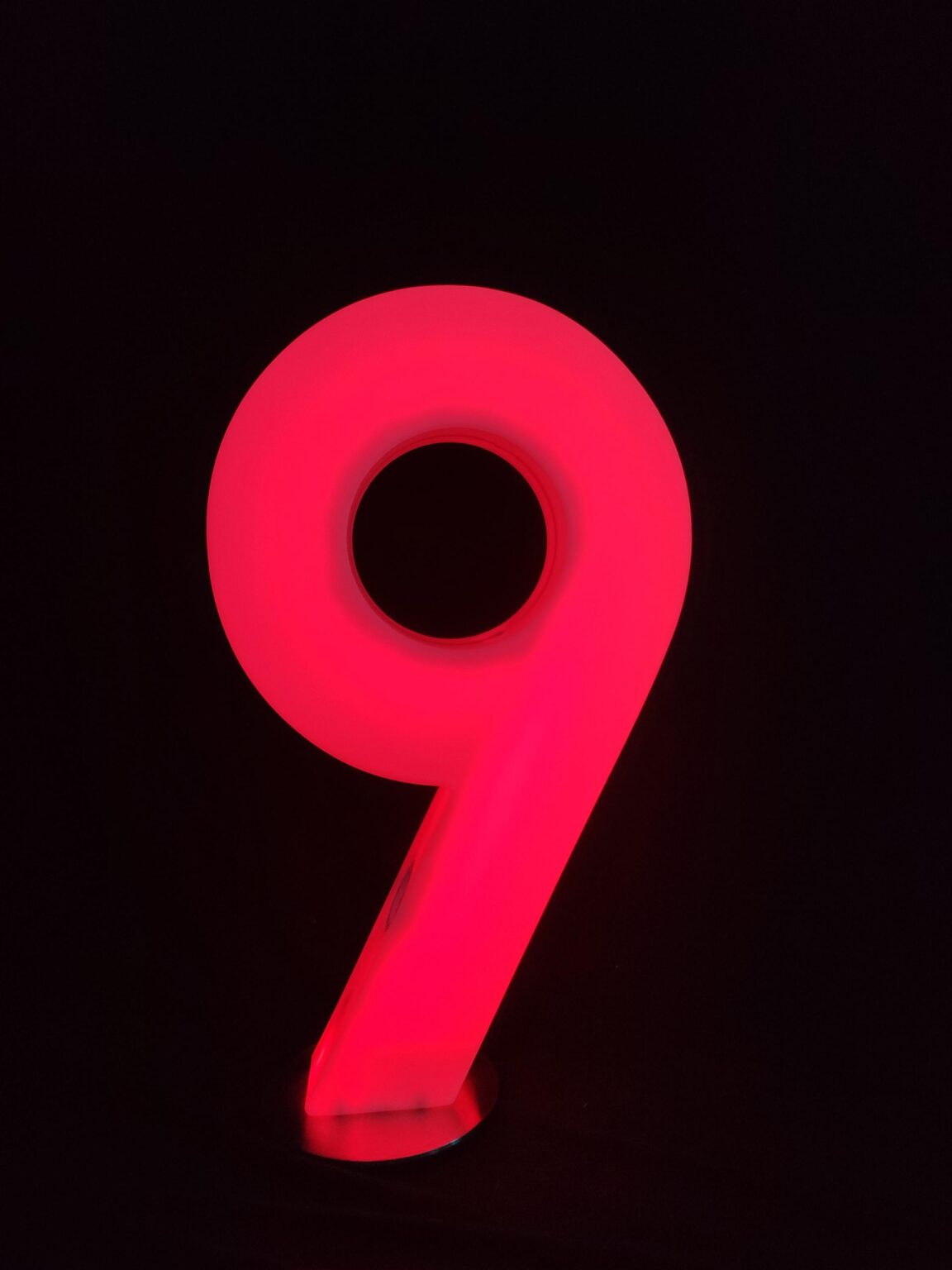 Led Light Numbers 9 | LED Numbers | Colorfuldeco
