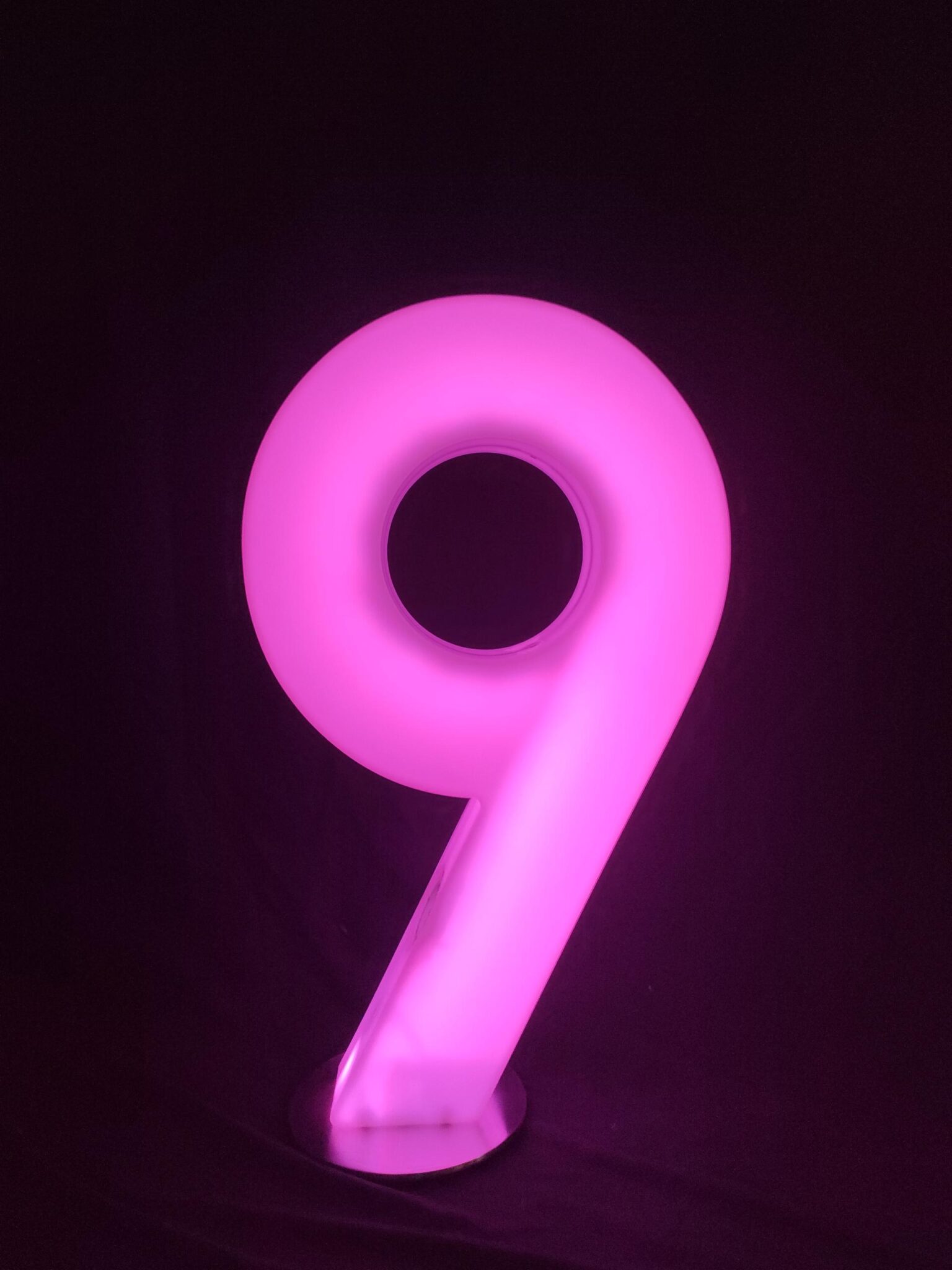 Led Light Numbers 9 | LED Numbers | Colorfuldeco