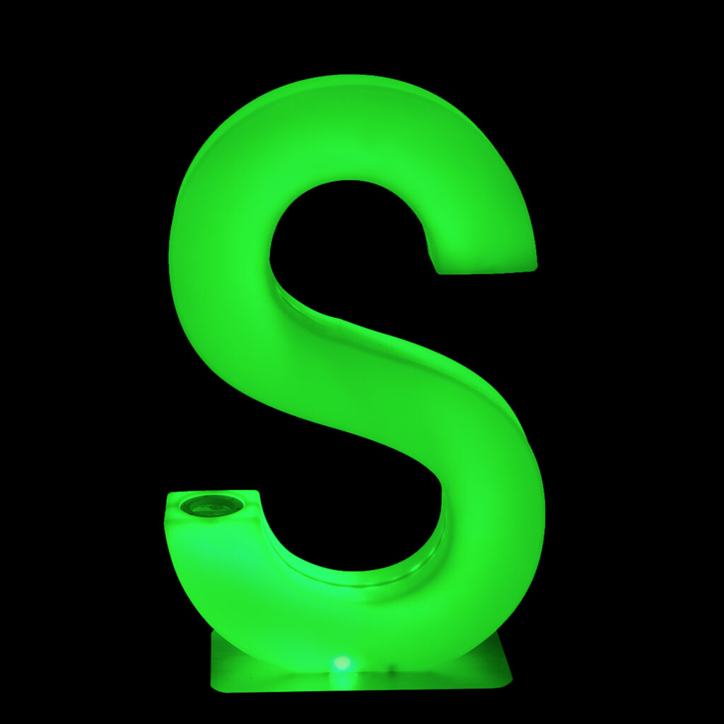 LED Neon Letters S | LED Lighted Letters | Colorfuldeco