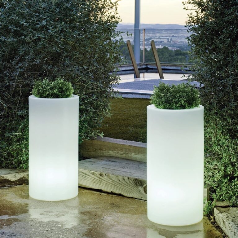 LED Lighted Flower Plant Pots | For Indoor & Outdoor Use
