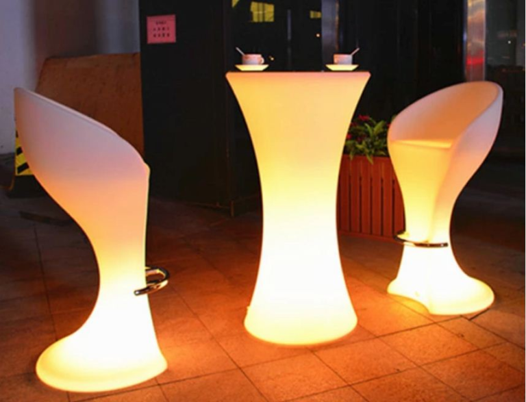 LED Light-up Bar Chair | LED Chair Furniture | Colorfuldeco