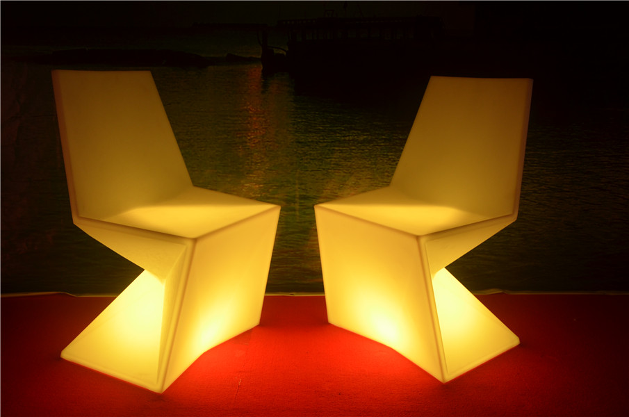 LED Light-up Garden Chair | Lighting Chair Furniture | Colorfuldeco