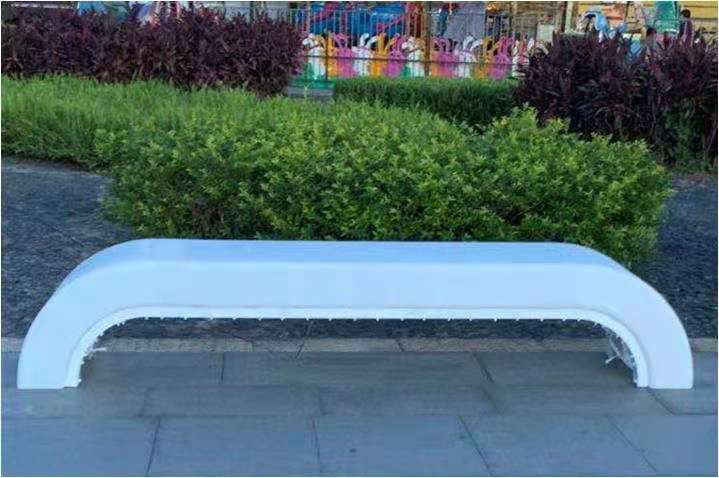 LED Park Long Bench | waterproof LED RGB garden bench | Colorfuldeco