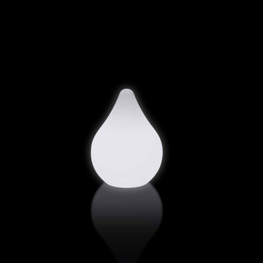 Battery Lamps Rechargeable LED Tear-shaped Light | Colorfuldeco