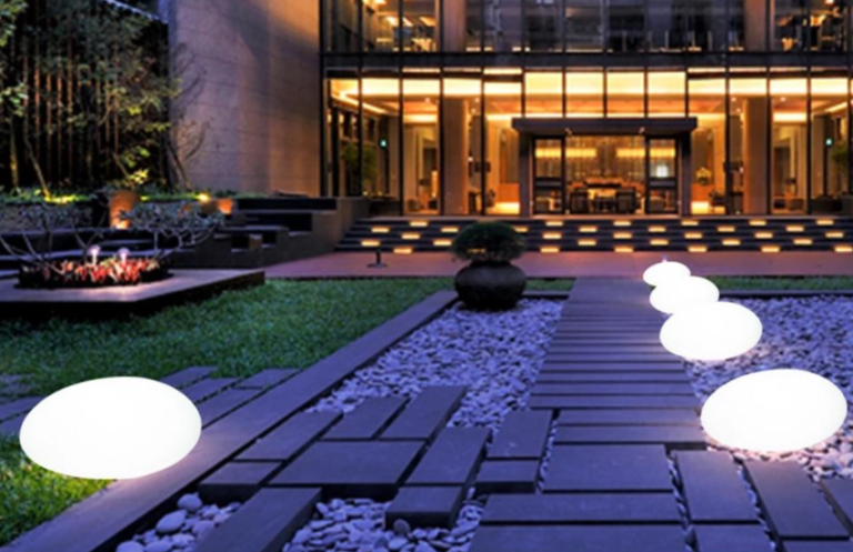 LED Light Design | Outdoor Pebble Shape Lamp | Colorfuldeco