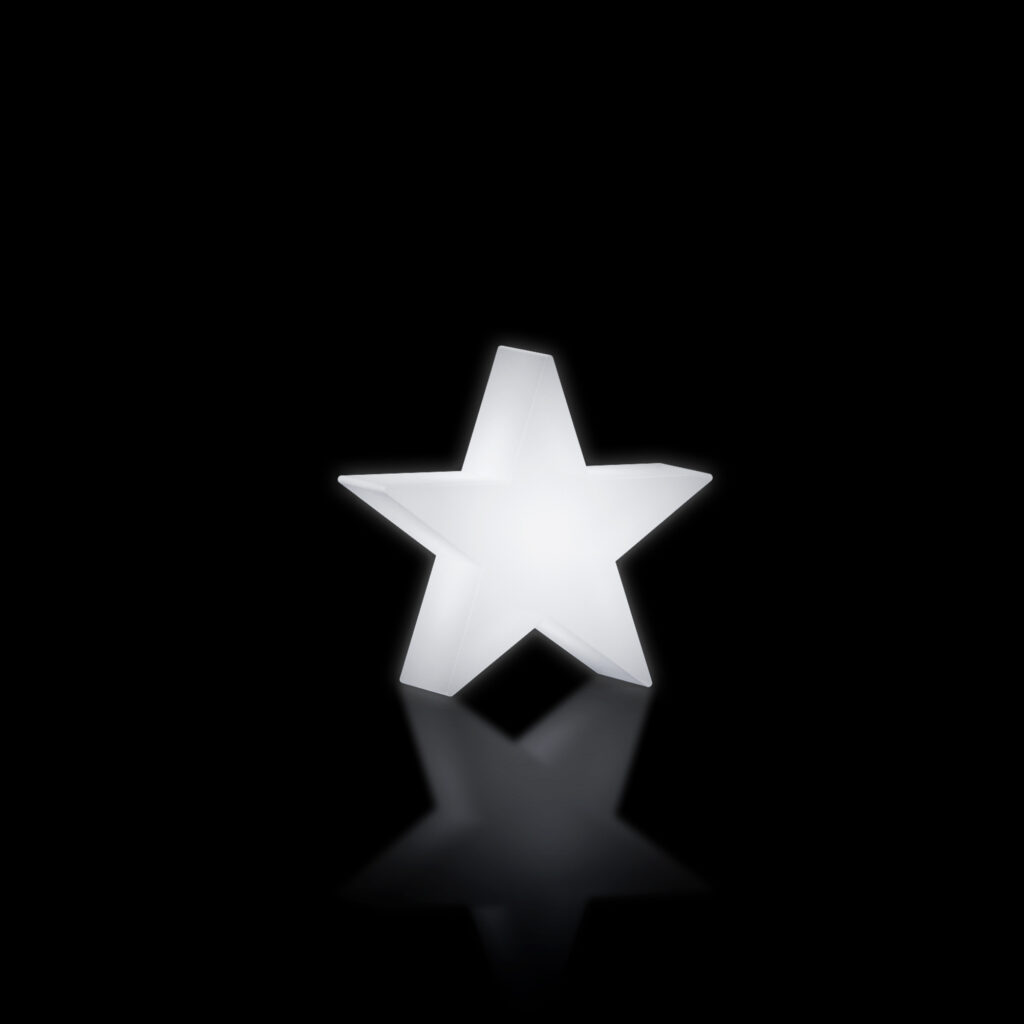 Light Up Star | Plastic Battery LED Star Lamp | Colorfuldeco