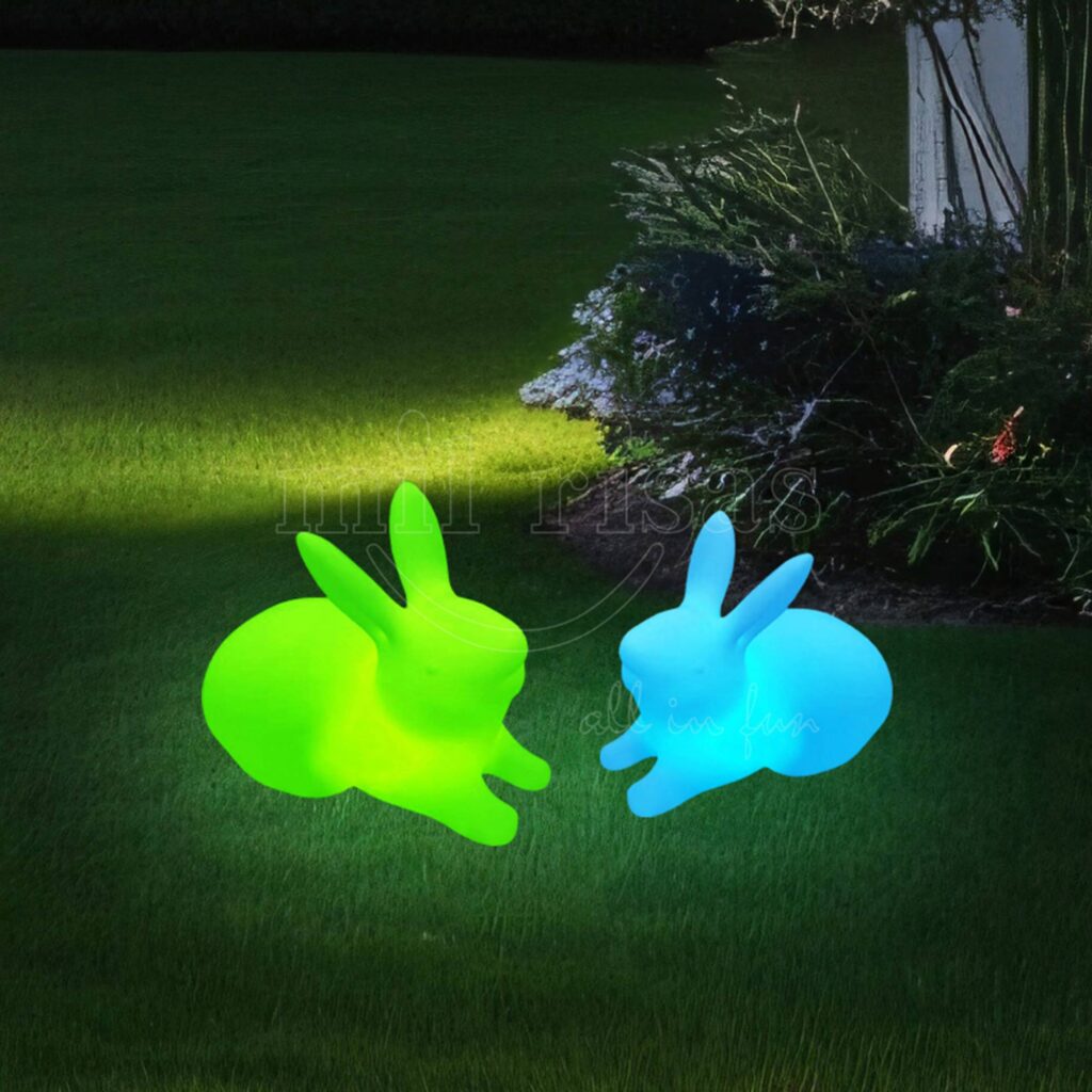Charming Bunny Solar Lights | Outdoor Decor | Colorfuldeco