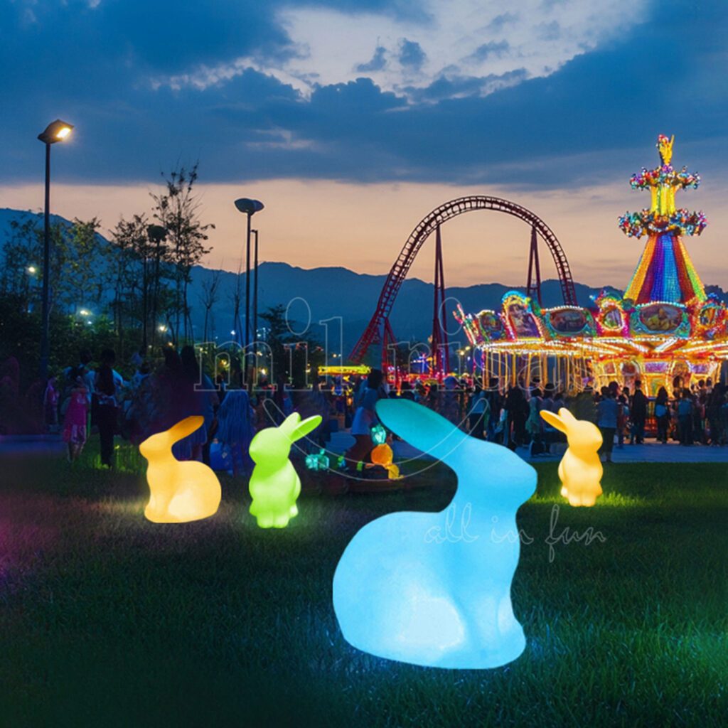 Bunny Lamp | Light Up Rabbit Floor Lamp | Colorfuldeco