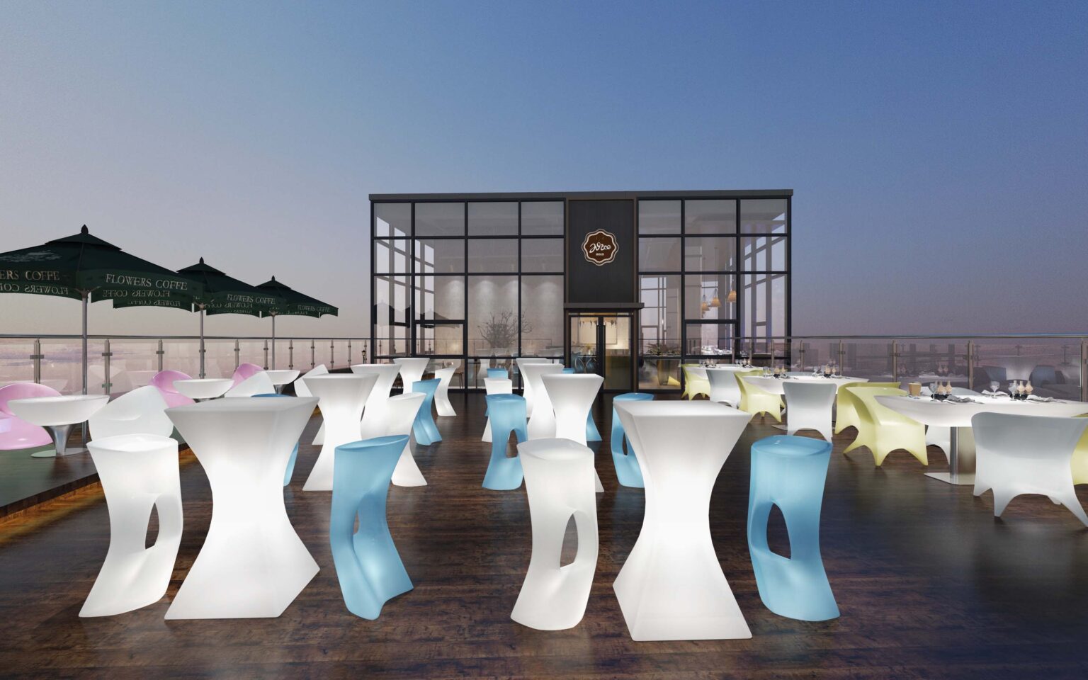 Stylish LED Coffee Tables | For Bars & Events | Colorfuldeco