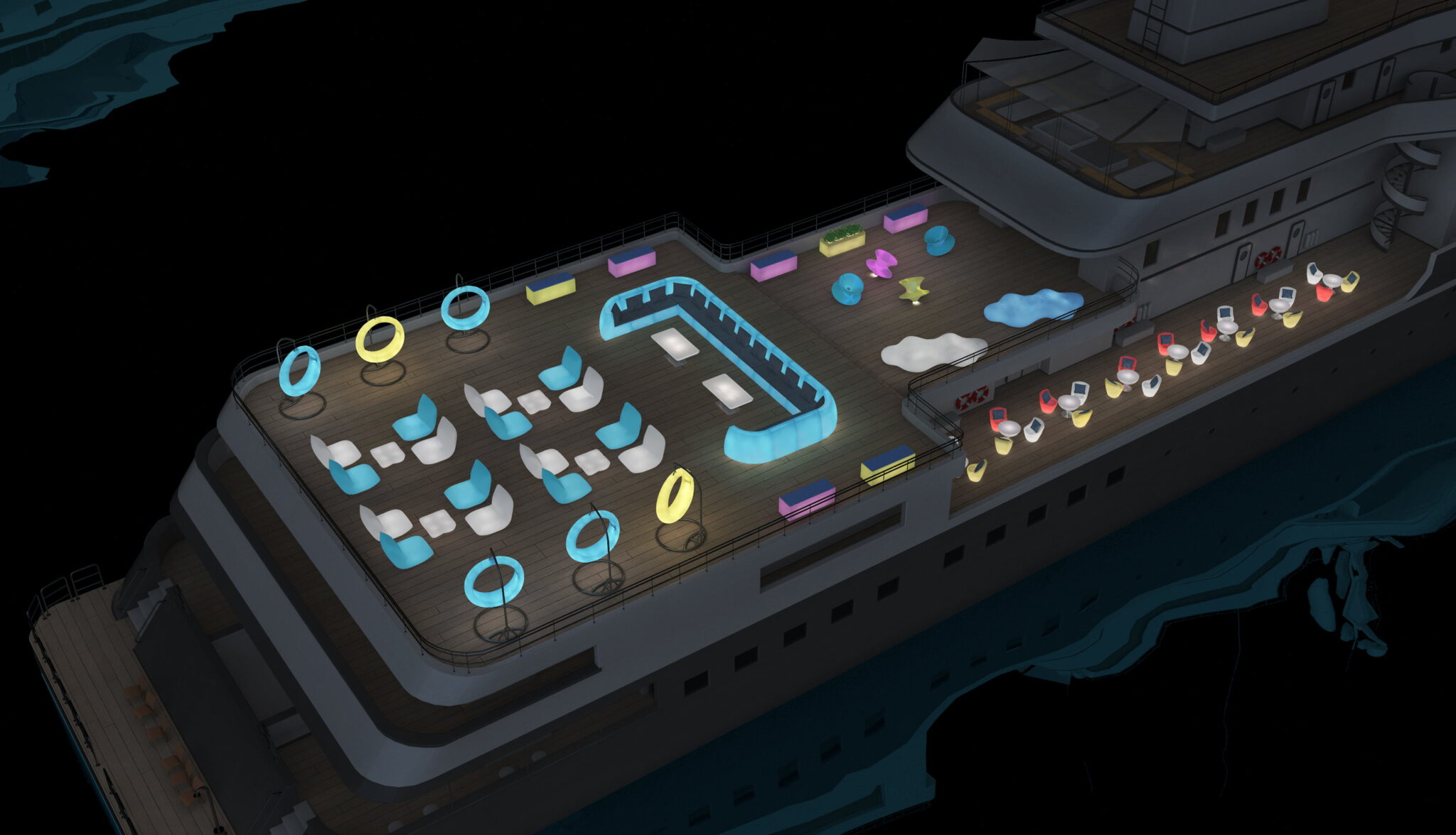 Stylish LED Chair for Modern Spaces | Colorfuldeco