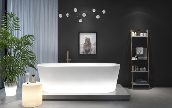 Best Freestanding LED Illuminated Bathtub | Colorfuldeco