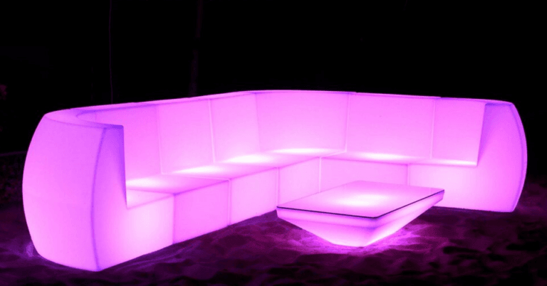 LED Sofa | Best LED couches with LED panel lights | Colorfuldeco